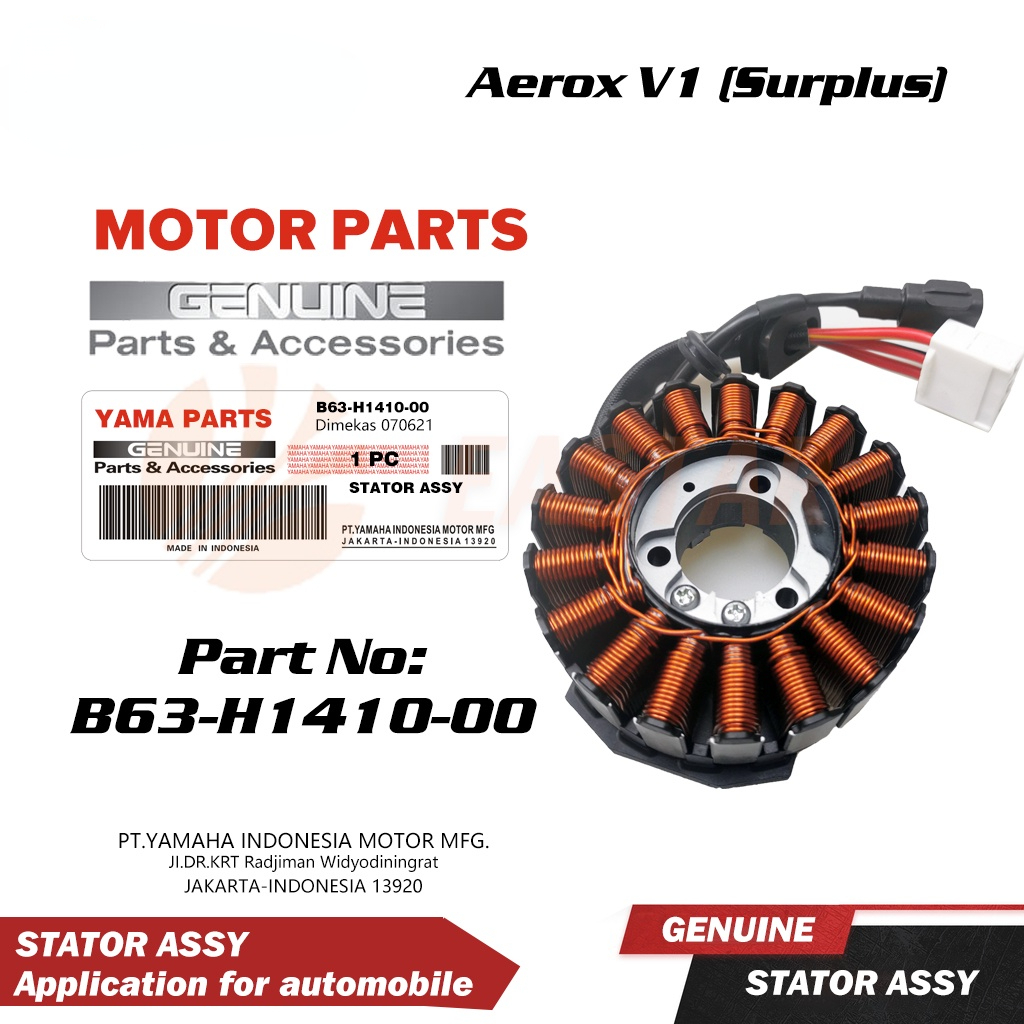 Stator Assy Orig Aerox V1 (Surplus) | Lazada PH