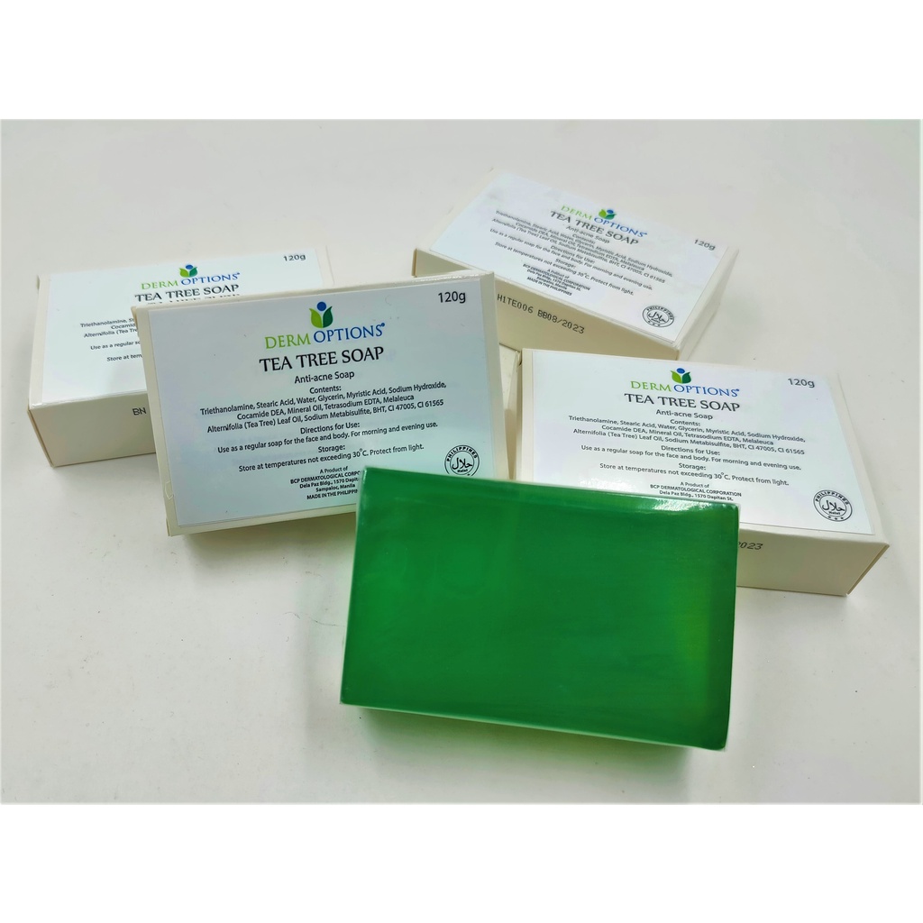 BCP DERM OPTIONS TEA TREE SOAP 120g | Lazada PH