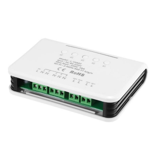 4 Gang Wireless Smart Switch RF 433MHz eWeLink 4CH WIFI Switch Module ...