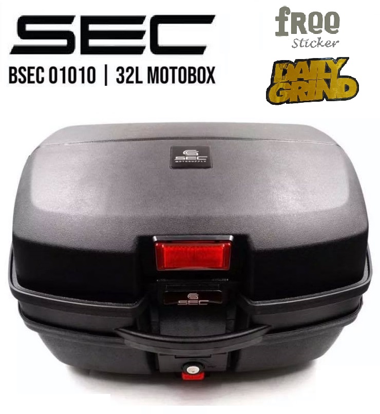 SEC BOX 32L / SEC MOTOBOX 32L / SEC TOPBOX 32L with BASEPLATE with FREE ...