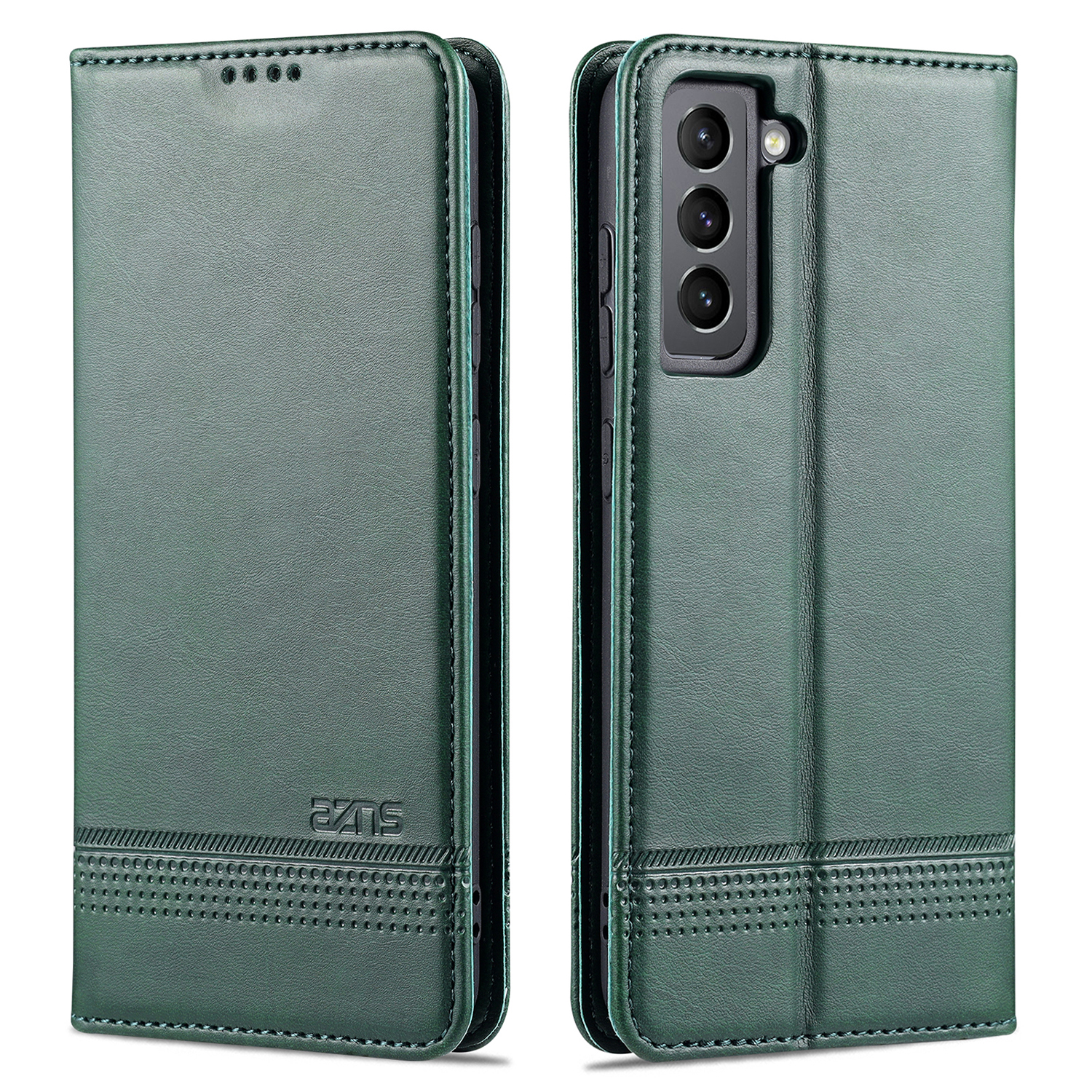 Leather Case for Samsung S21 FE 5G, WindCase Vintage Flip Wallet Card ...