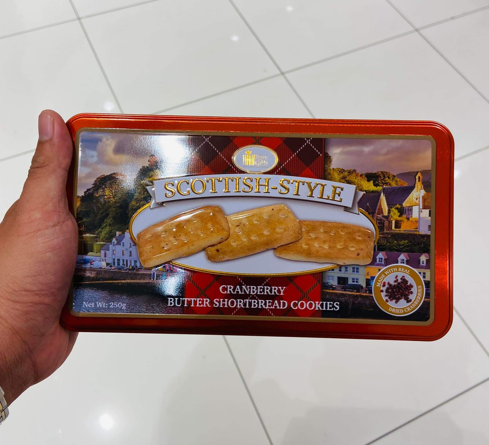 Scottish-Style Cranberry Butter Shortbread Cookies 250g ️ | Lazada PH