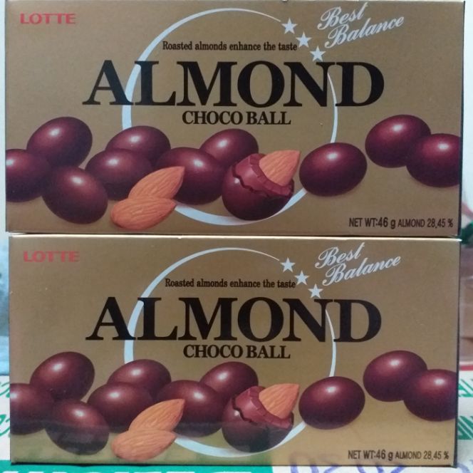 2x 46g Lotte Almond Choco Ball | Lazada PH