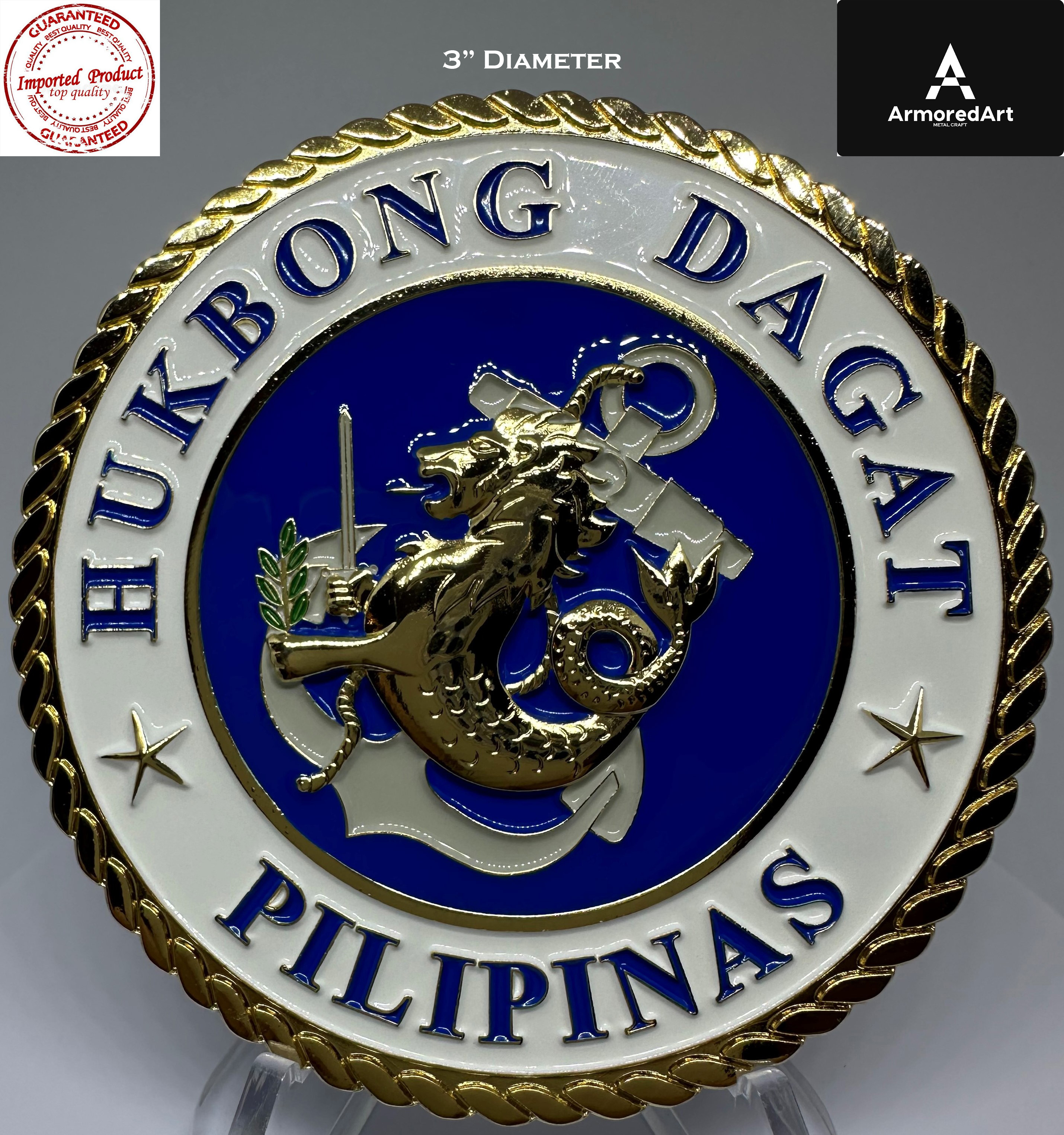 Hukbong Dagat Pilipinas Emblem Imported | Lazada PH