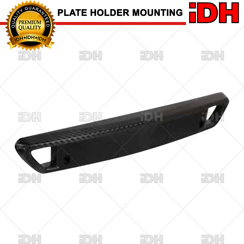 1xJDM ABS Carbon Look Style Bumper Front License Plate Holder Relocate ...