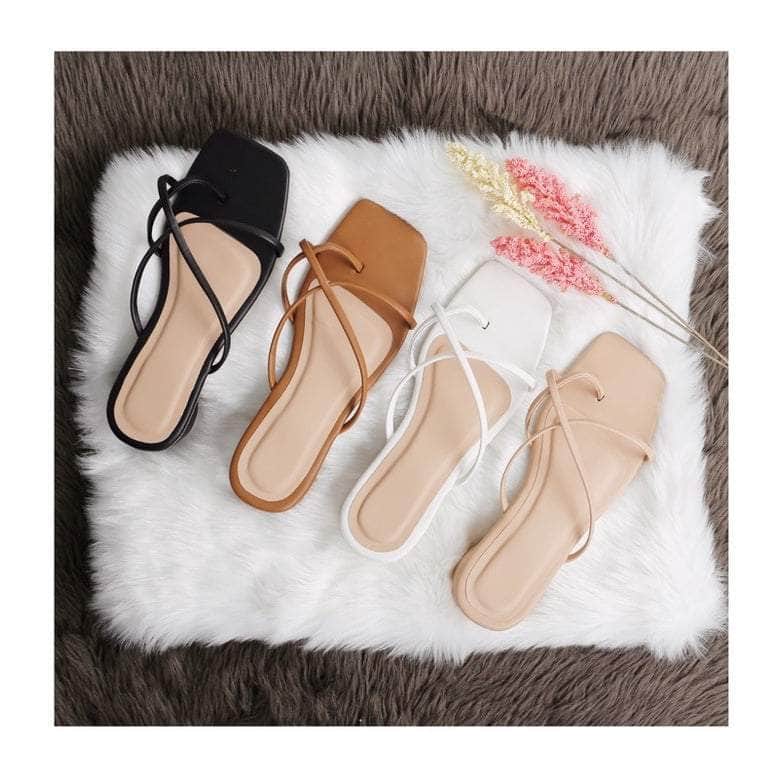 Mimi Footwear Blake 1 inch Round Strappy Heel Sandals | Lazada PH