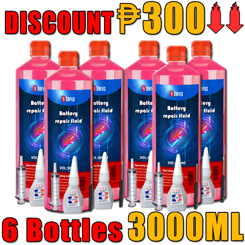 LANG battery repair solution 500ml battery solution water for 12v ...