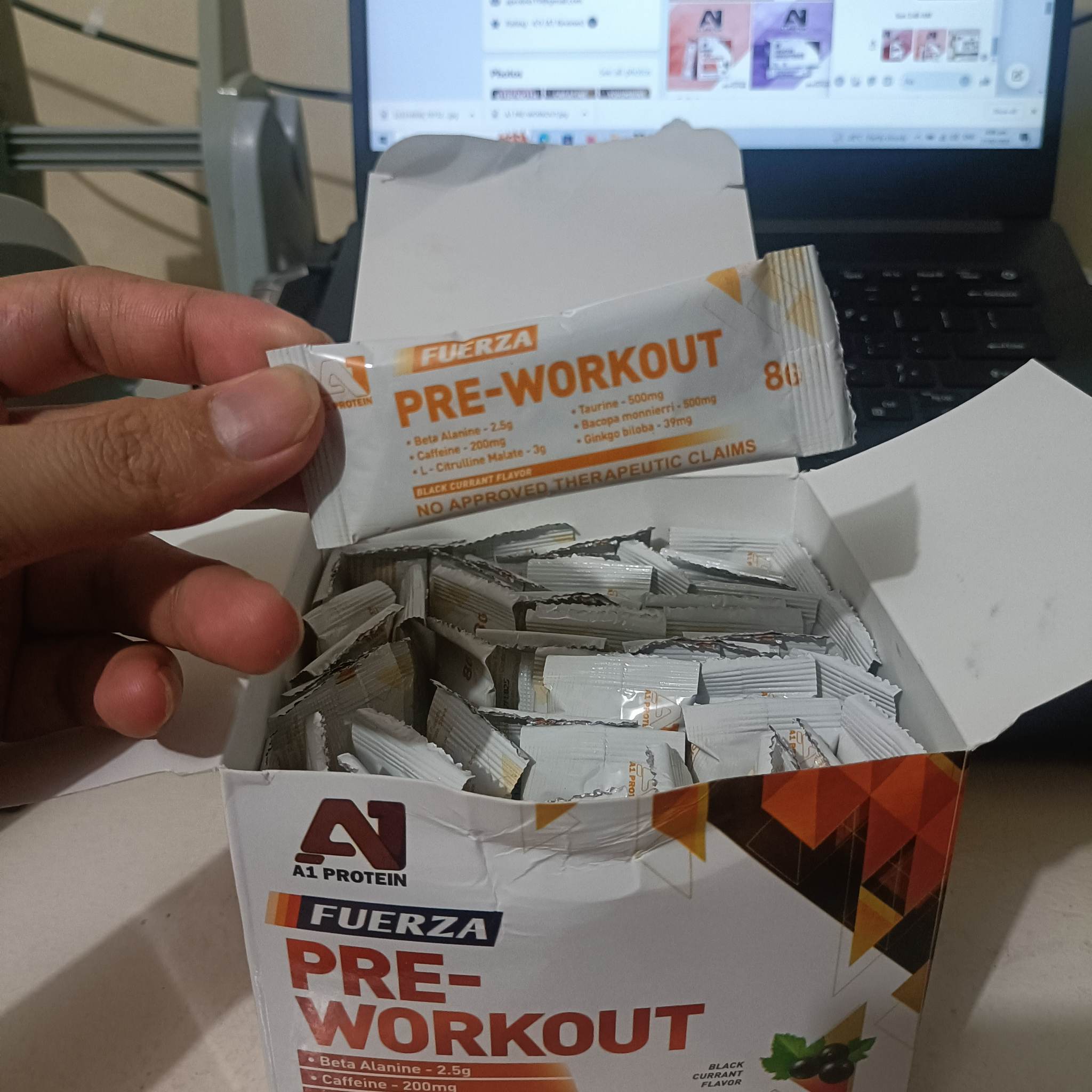 A1 PROTEIN FUERZA PRE-WORKOUT 8GRAMS 1-50 SACHETS | Lazada PH