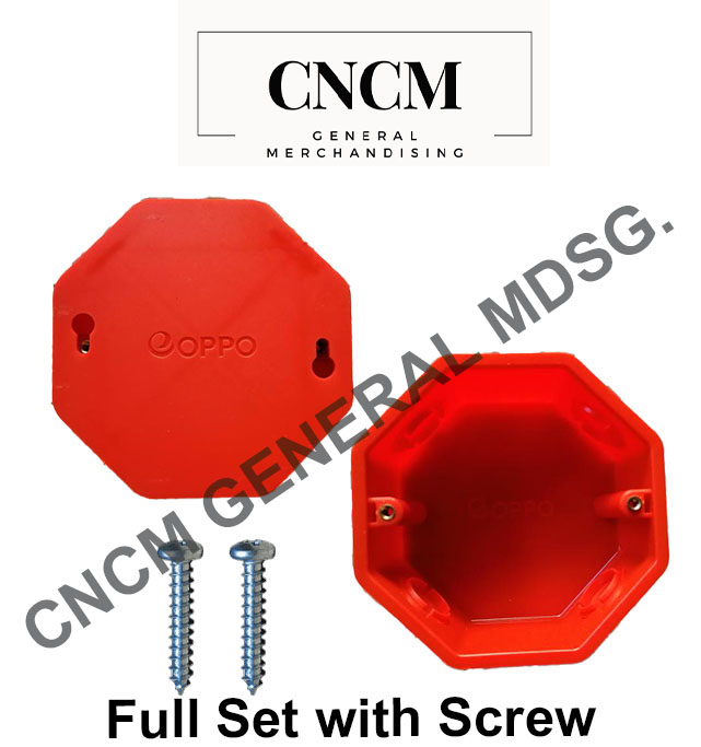 Oppo PVC Junction Box 4x4 with Cover and Screw | Lazada PH