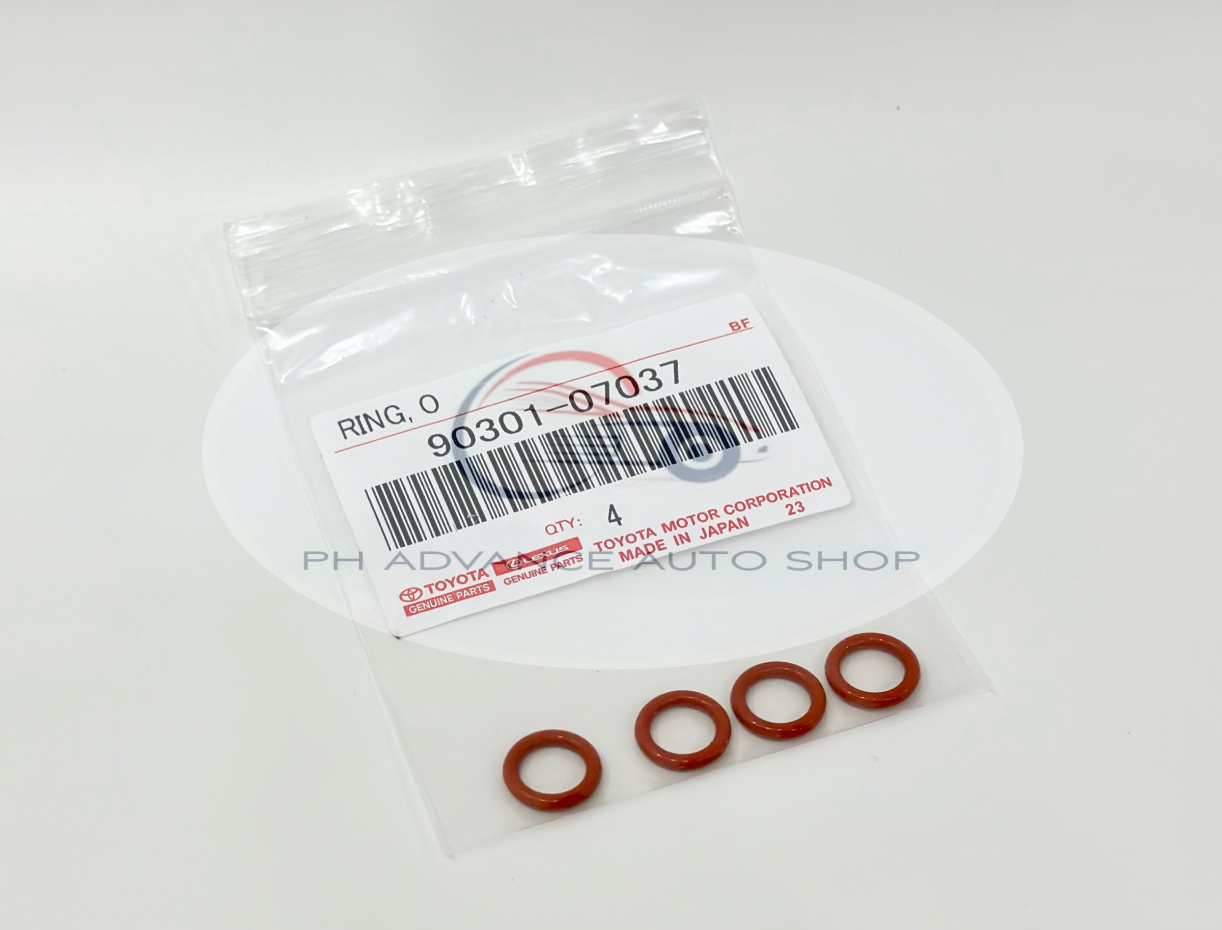 Fuel Injector O RING Toyota (4 PCS) 90301-07037 | Lazada PH