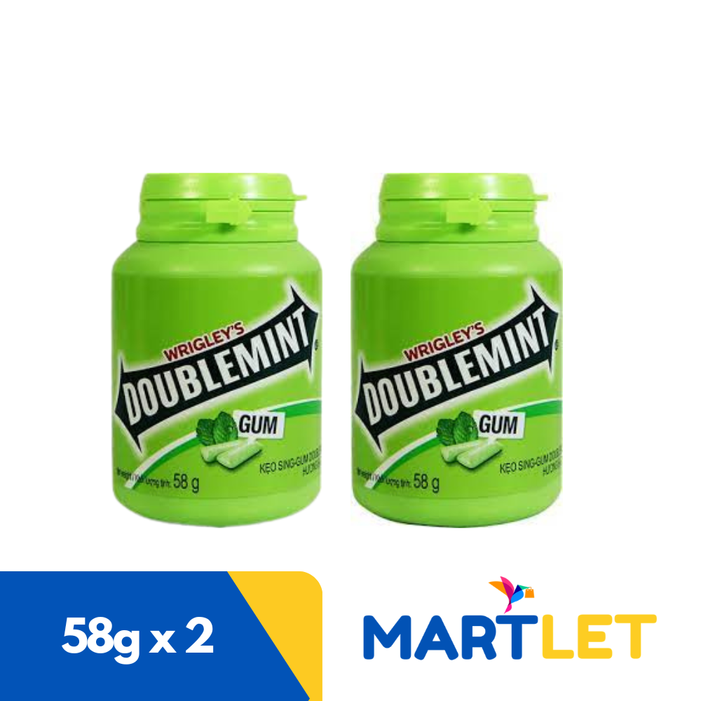 Wrigley's Doublemint Chewing Gum, 58g set of 2 | Lazada PH