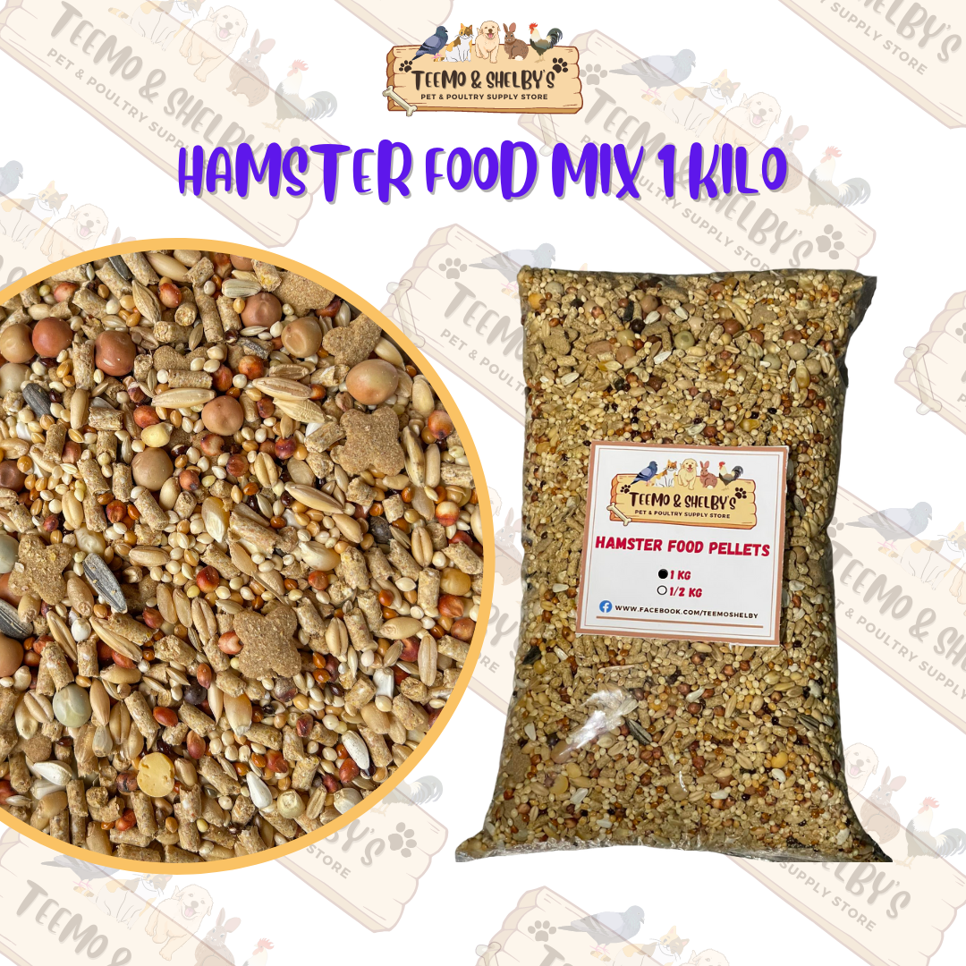 Hamster, Guinea Pig, Food Mix with Treats & Plain Integra Pellets - 500 ...