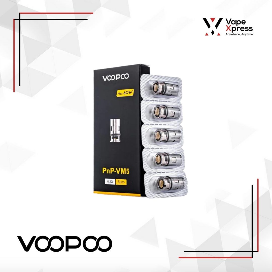 VooPoo PnP Replacement Coils (Pack of 5) VM1/ VM5 / VM6 Authentic ...