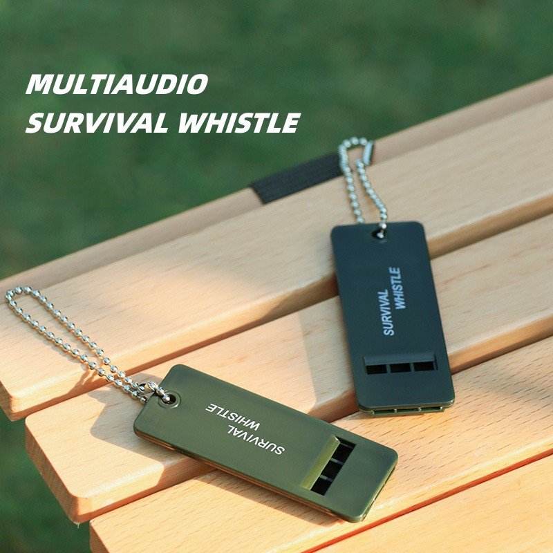 Value Three-band outdoor survival whistle lifesaving/high-pitched high ...