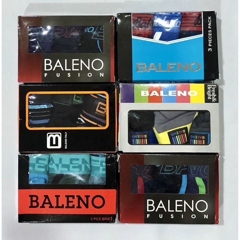 3 pcs Original Baleno Mens Underwear Brief | Lazada PH