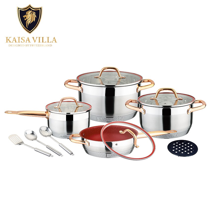 Kaisa Villa cookware set kitchenwares caserole set induction cookware ...
