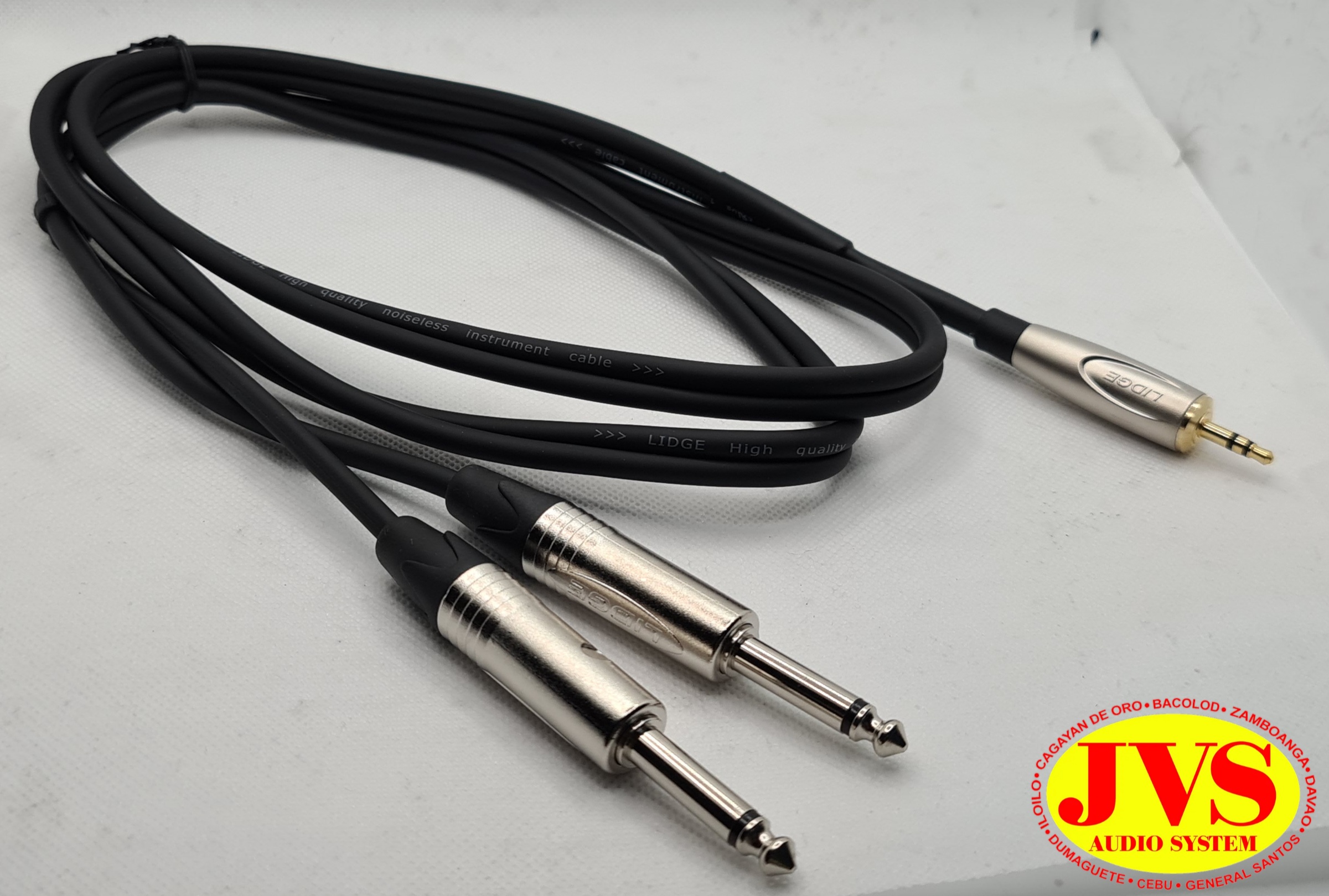 Lidge Dual 1/4 PL to 3.5mm TRS Baby Plug Connector | Lazada PH