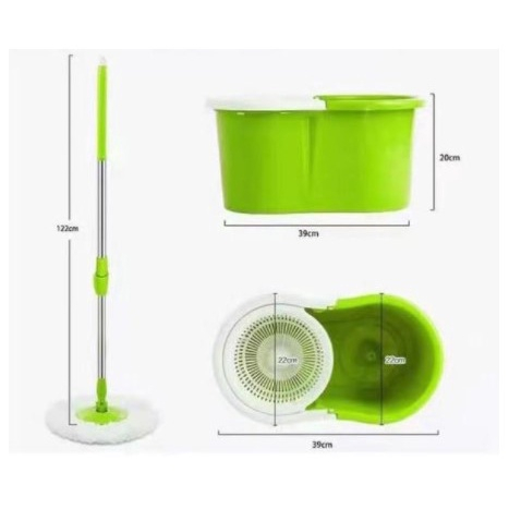 GOLDEN EAGLE Spin Mop With Spinner and Bucket Magic Tornado Mop 360 ...