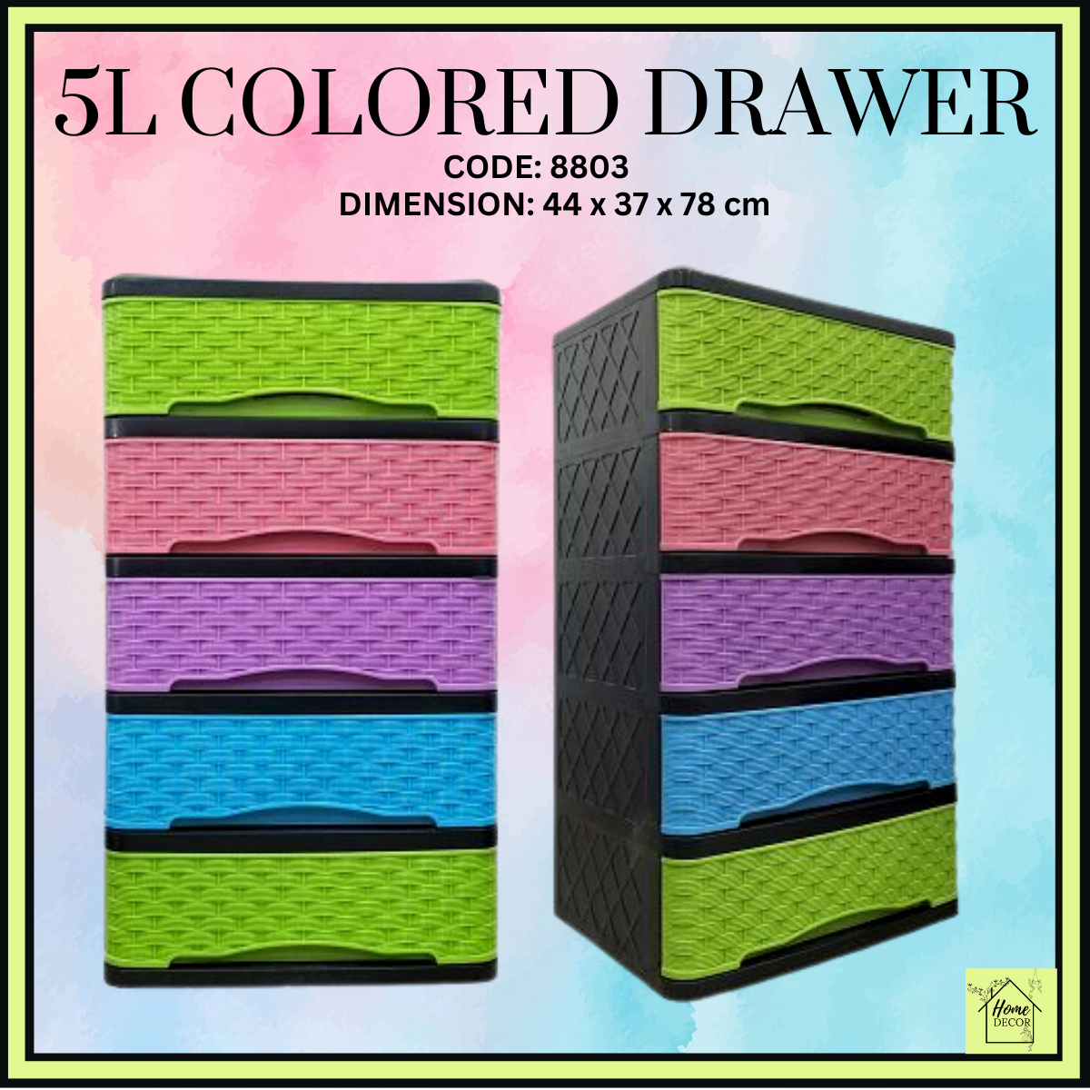 5 LAYER COLORED DRAWER / 5L DRAWER / CYK DRAWER / DRAWER | Lazada PH