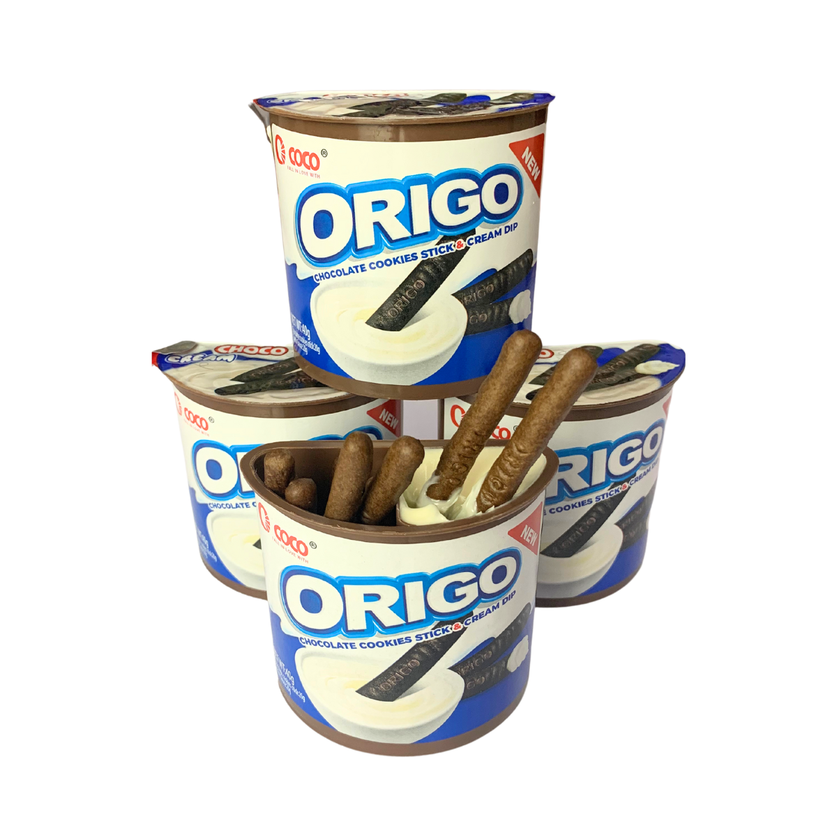 【BUY More Take More】COCO Origo Choco Cookies Stick & Cream Dip 40g Per ...