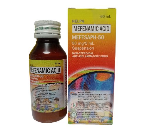 Mefenamic Acid Syrup 60mL Fast Acting MefeSaph | Lazada PH
