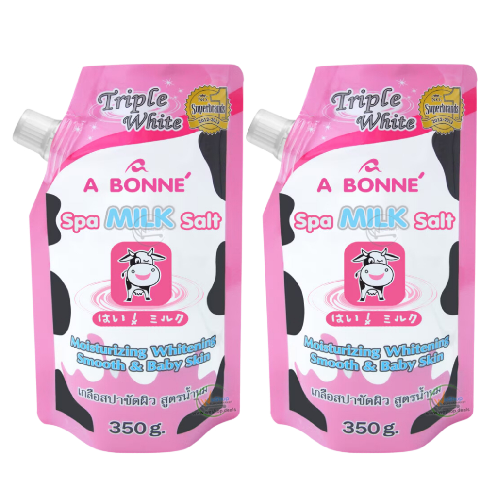 Abonne Spa Milk Salt Scrub Triple White 350g | Lazada PH