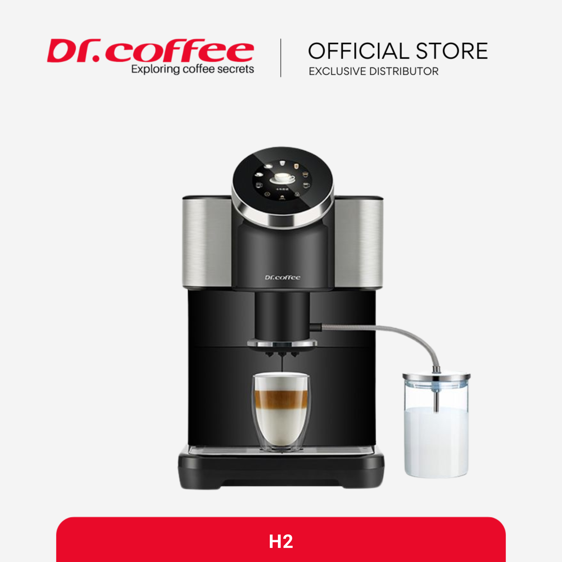 Dr. Coffee H2 Fully-Automatic Home Coffee Machine | Lazada PH
