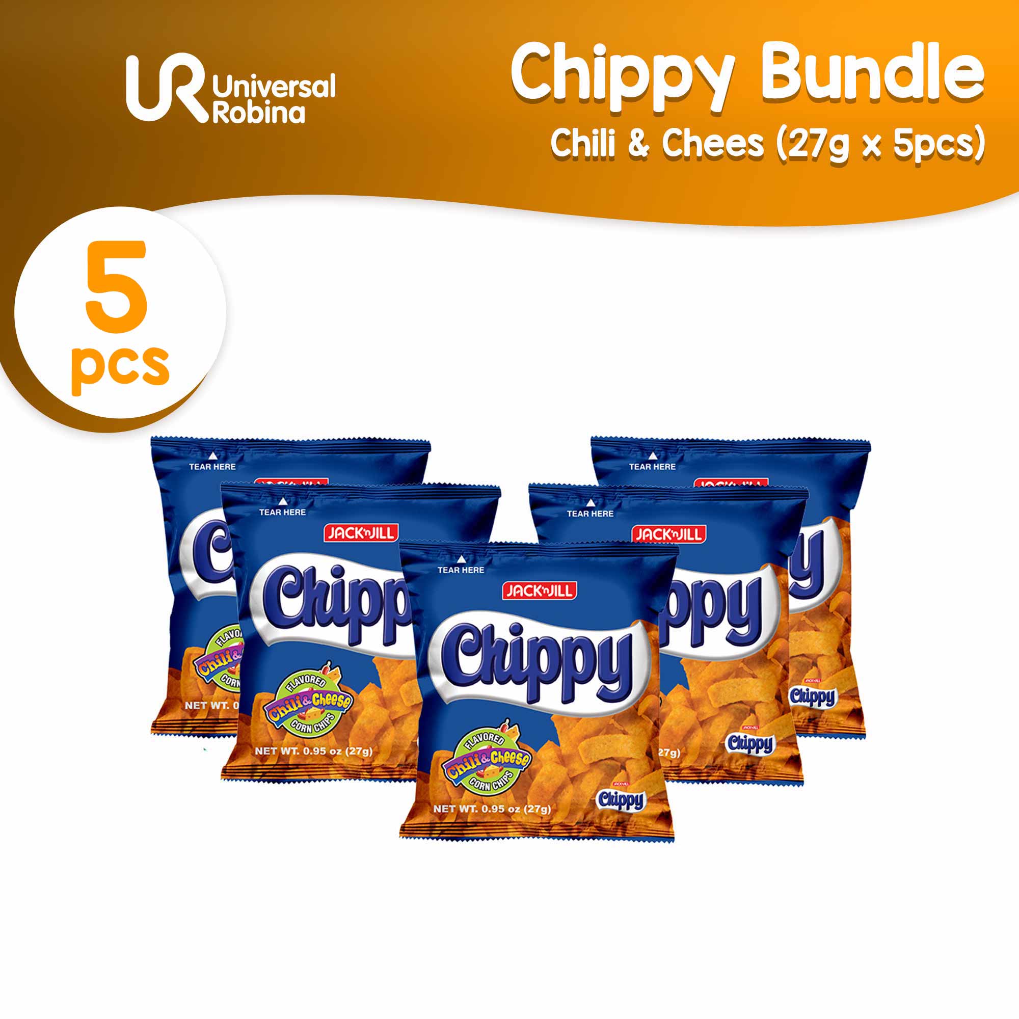 5 x Chippy Chili & Cheese (27g) | Lazada PH