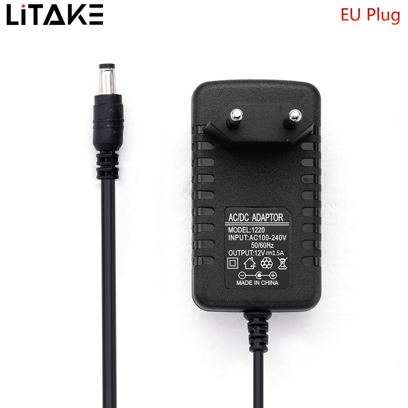 12V 1.5A Keyboards Power Adapter 100-240V 50-60Hz 36W Wall Charger With ...