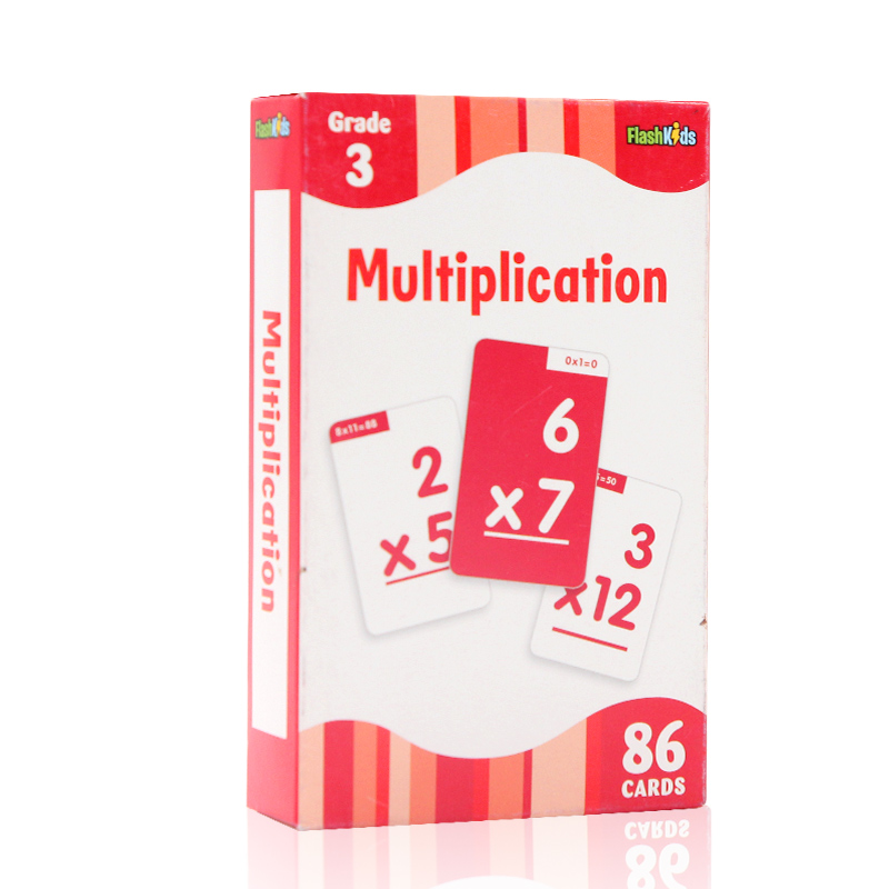 English original multiplication (flash Kids Flash Cards) 86 cards word ...