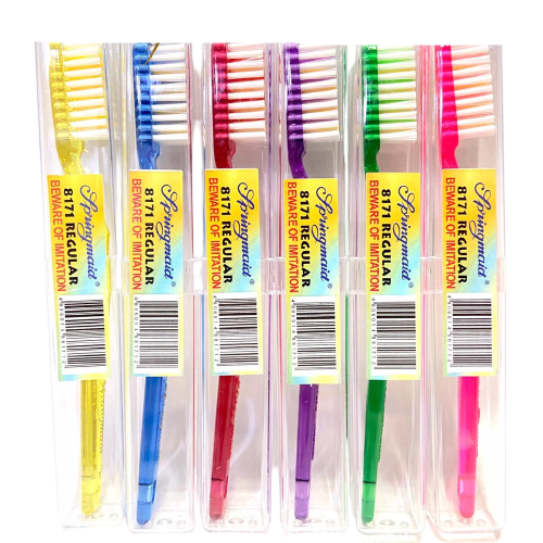 1Pc Springmaid Toothbrush Springmaid Toothbrush End Rounded with Nylon ...