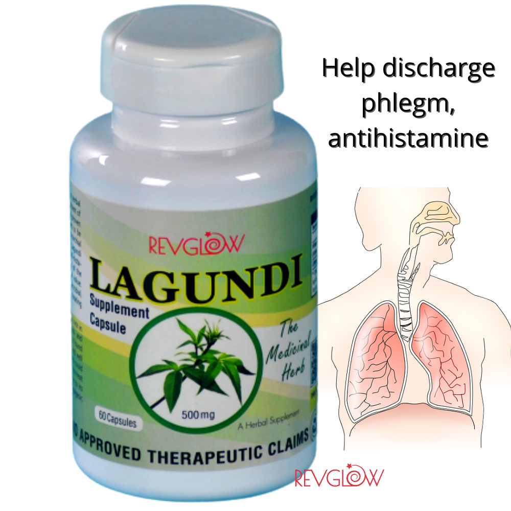 Revglow Lagundi 500mg 60 Capsule For Respiratory Care The Medicinal ...