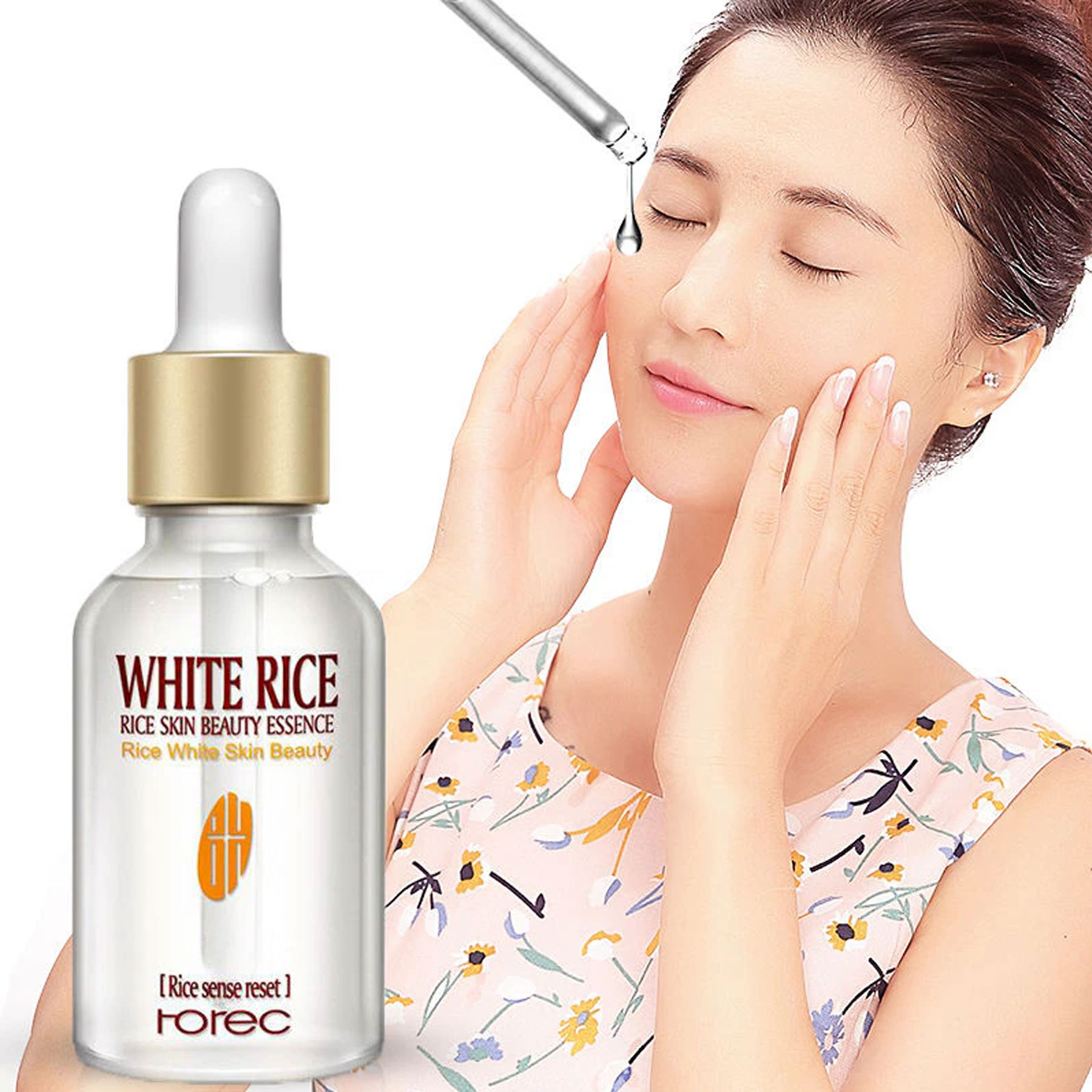 RIGHTCLICK 15ml Rice White Skin Beauty Serum Facial Moisturizing ...