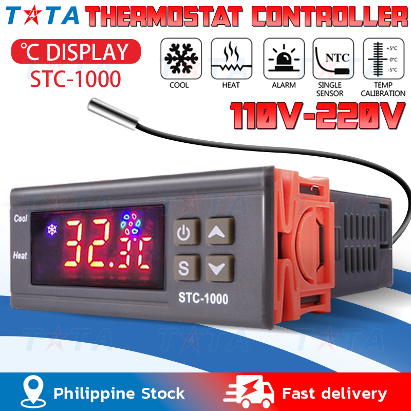STC1000 AC 110-220V STC-1000 Digital Temperature Controller Thermostat ...