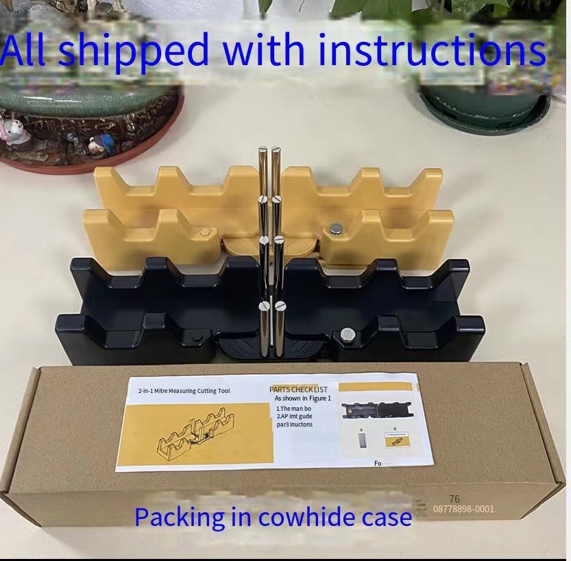 2-in-1 Mitre Measuring Cutting Tool Corner Clamp 85 To 180 Degree Angle ...