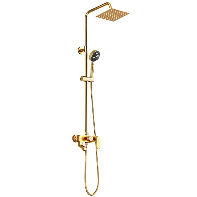 ARTHUR Shower For Bathroom Set Light Luxury Gold Simple And Lightweight ...