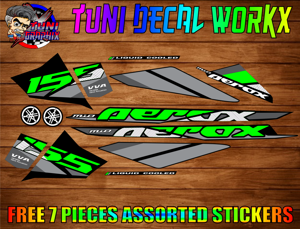 AEROX V2 LATEST VARIANT DECAL STICKER | Lazada PH