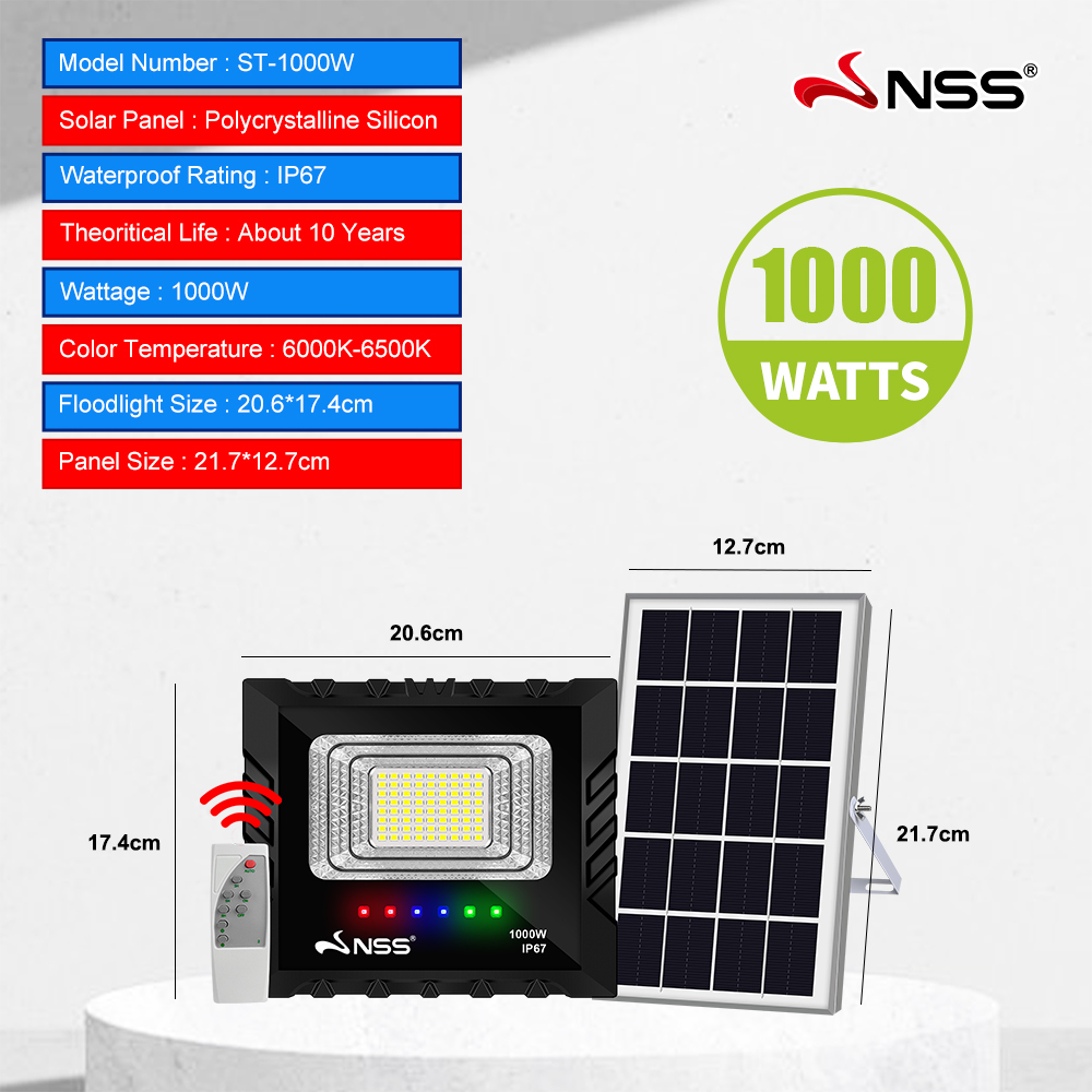 ONE STAR Solar Led Lights 1000W/2000W/3000W/4000W/5000W Street Lamp ...