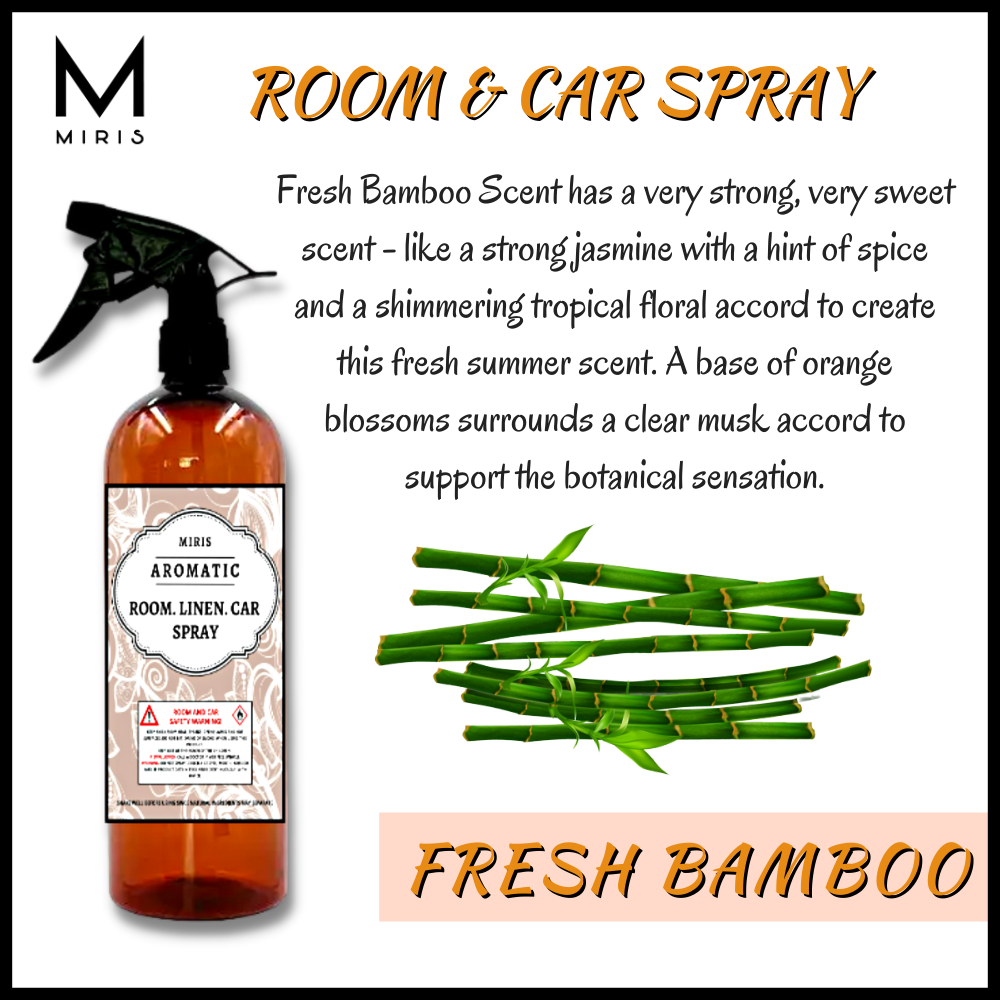 MIRIS Fresh Bamboo Scent Room & Car Air Freshener Spray | Lazada PH