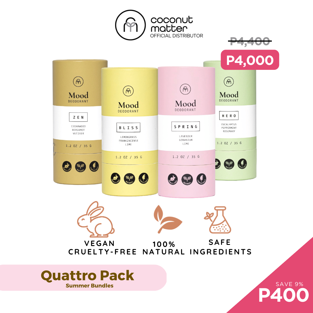 Coconut Matter MOOD Deodorant 4-Pack | Lazada PH