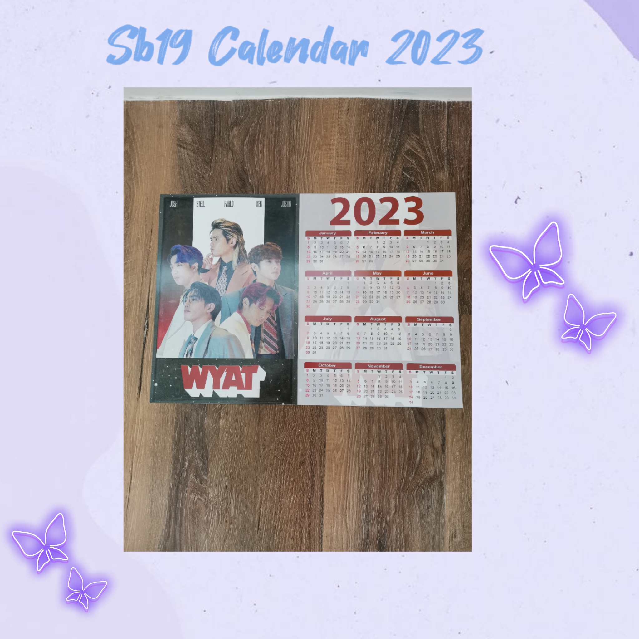 SB19 Wall Calendar 2023 with freebies | Lazada PH