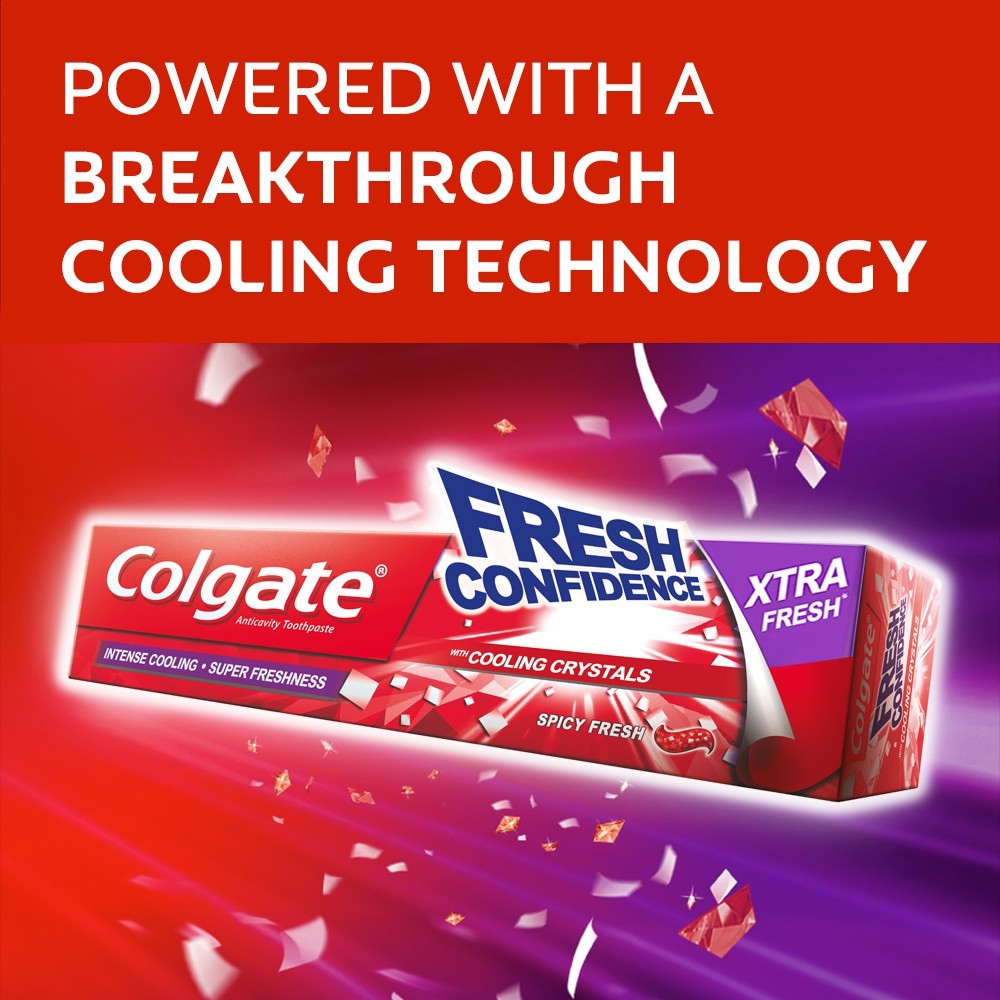 Colgate Fresh Confidence Spicy Toothpaste for Breath 193g Pack of 3 ...