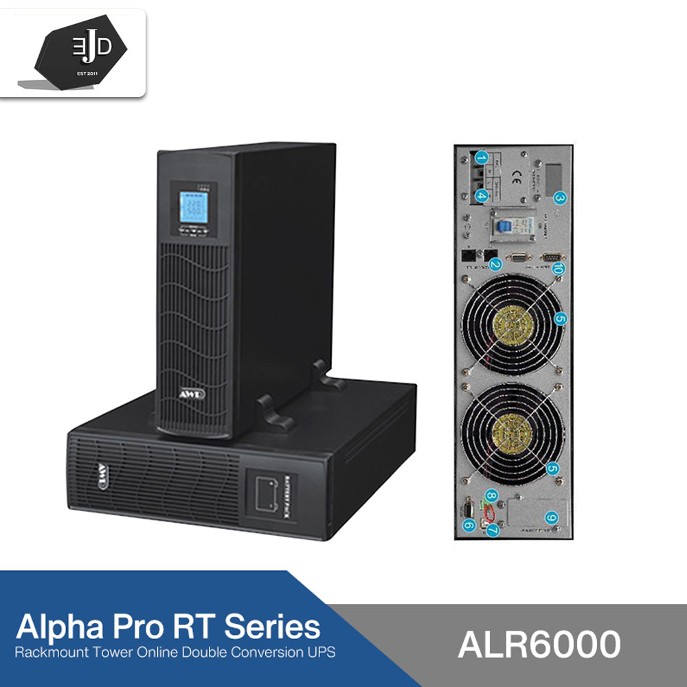 AWP ALR6000 Alpha RT 6KVA/5400W High Density Version of On-line Double ...