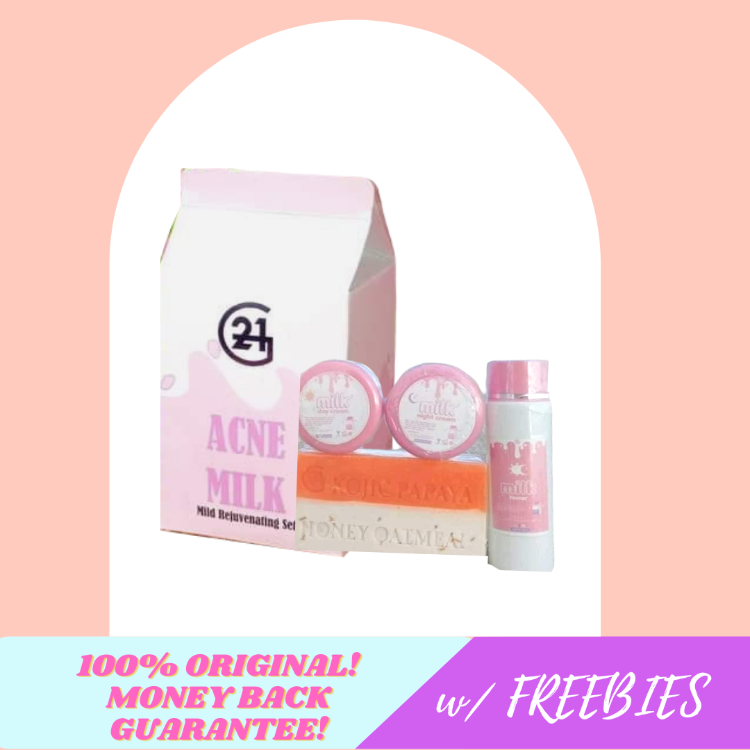Original G21 Acne Milk Mild Rejuvenating Set with FREEBIES | Lazada PH