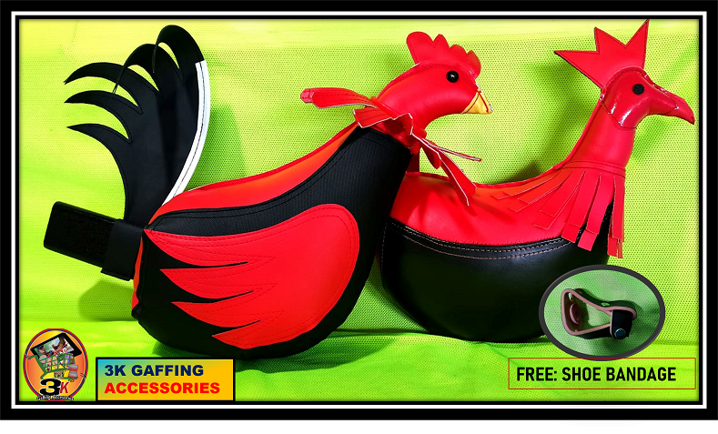 (3K Gamefowl and Gaffing Accessories) Dummy Cock / Realistic Leather ...