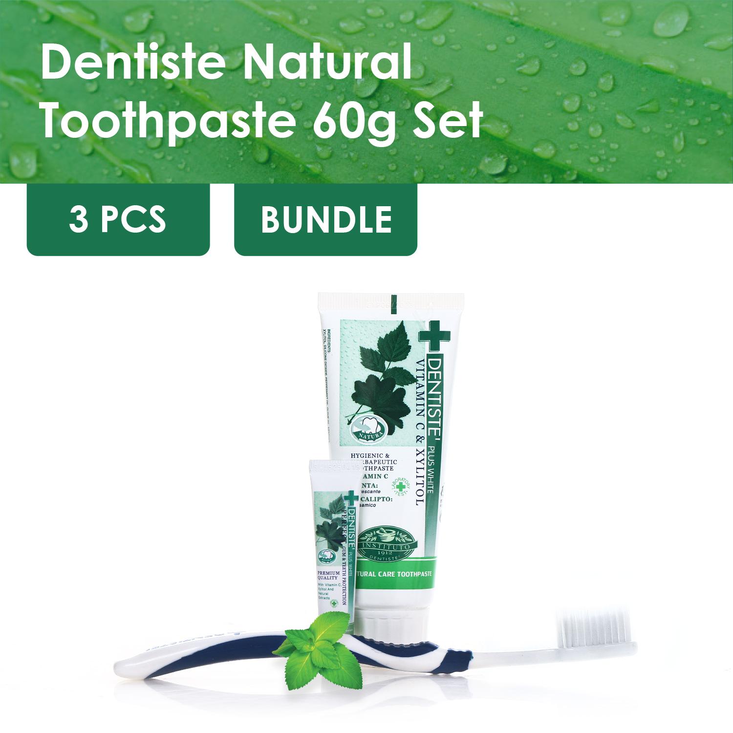 Dentiste Night Time Natural Toothpaste, 60g with Toothbrush | Lazada PH