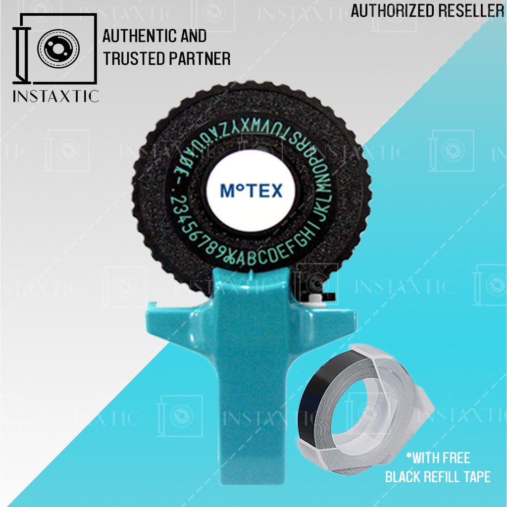 MOTEX E-101 Label Maker with 1 FREE Refill (BLACK) | Lazada PH