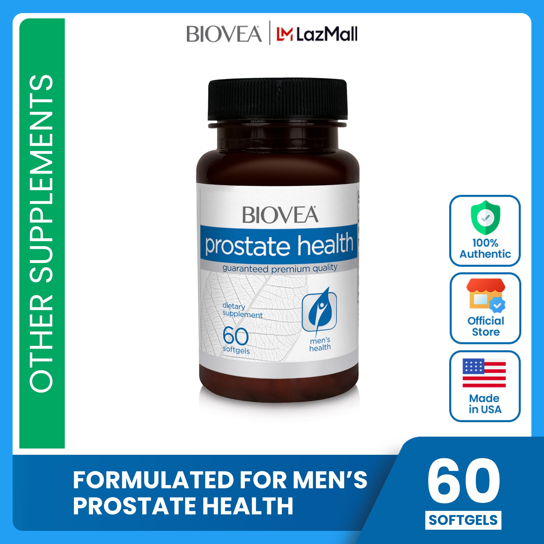 Biovea Prostate Health - 60 Softgels | Lazada PH
