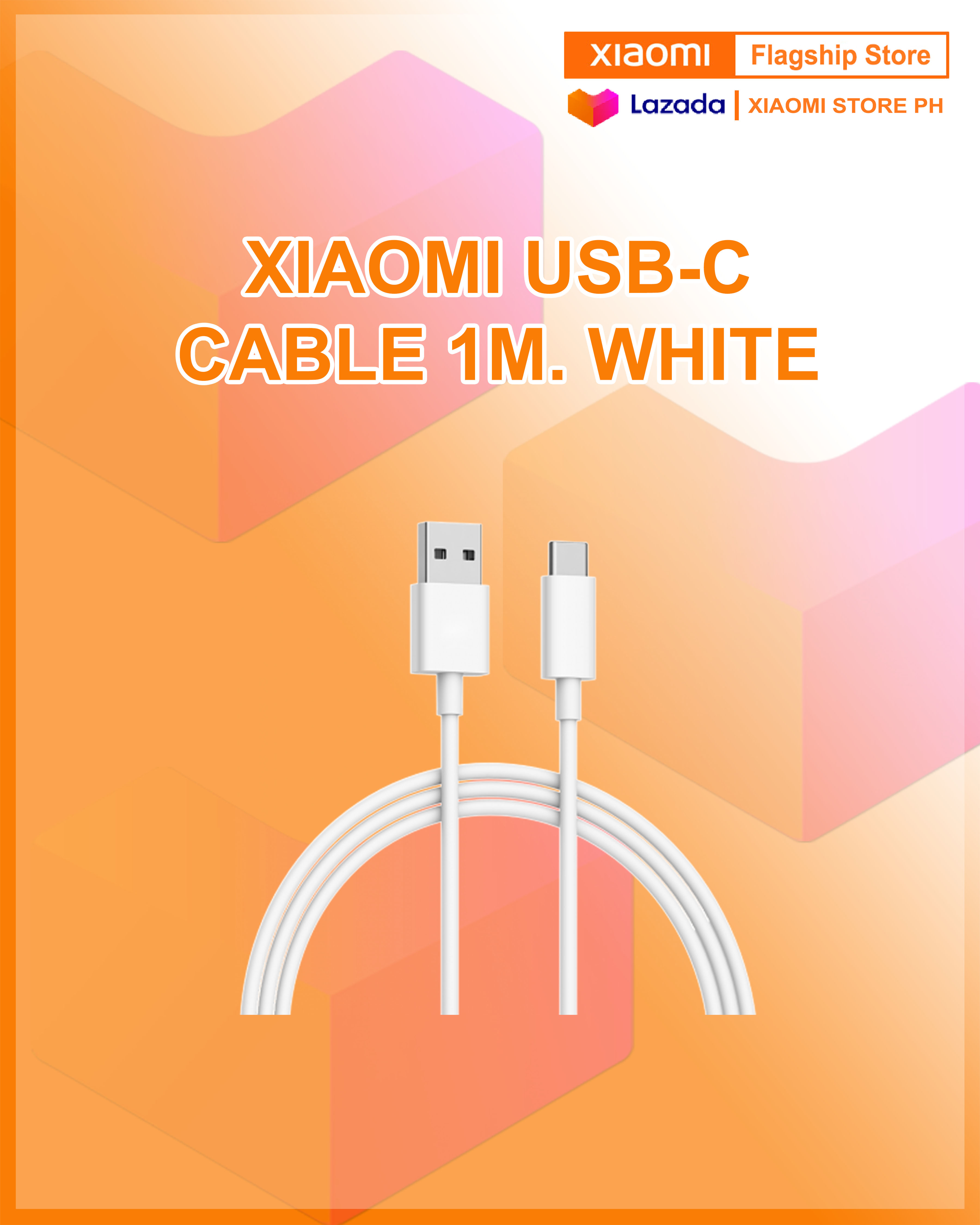 Xiaomi Redmi USB-C Cable 1M. White | Data transmission and charging all ...