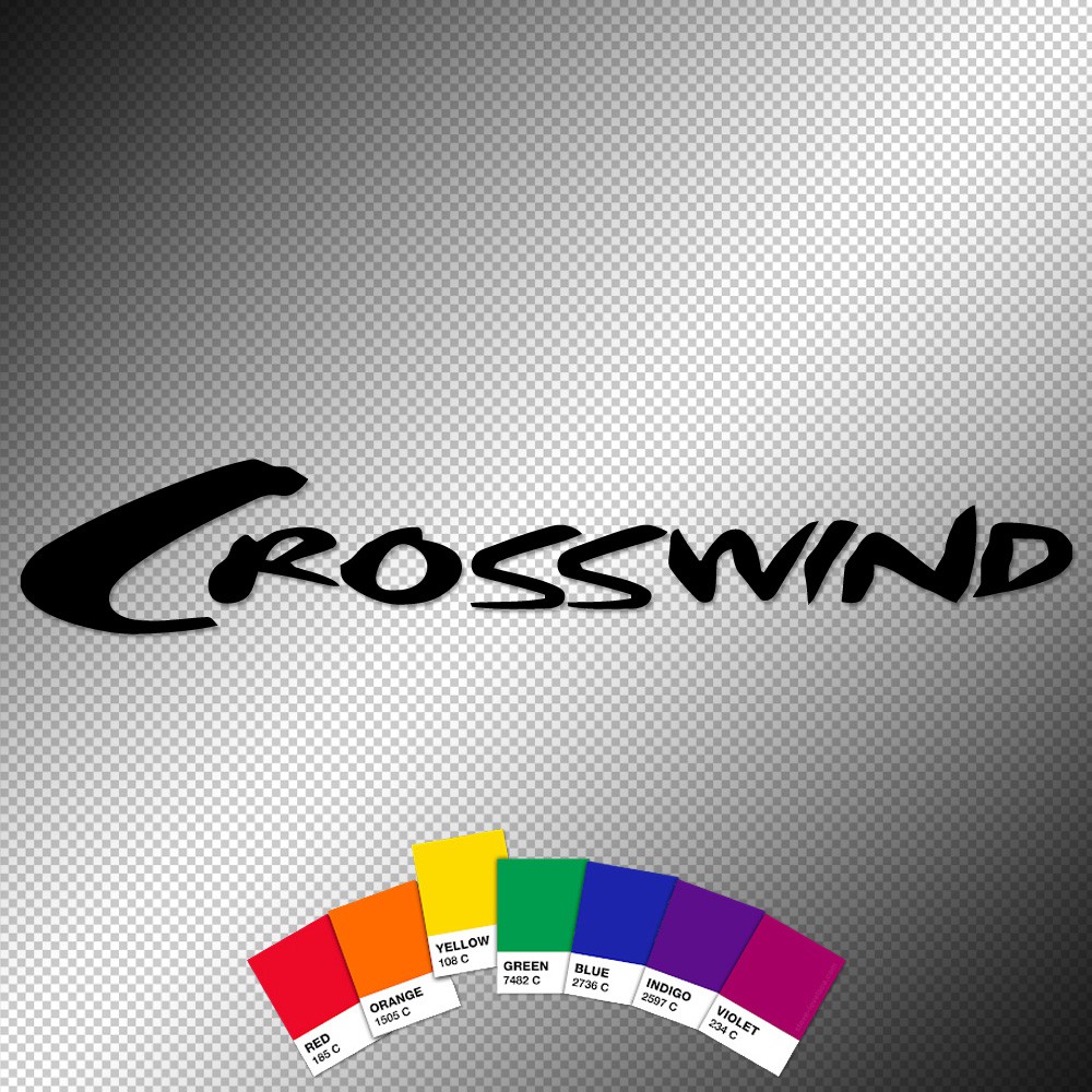 Sticker | 1X Isuzu Crosswind Logo | Weather proof die-cut decals | 6 ...